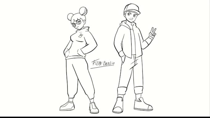 2d traditional animation, 2d hand drawn, frame by frame, 2d line art ...