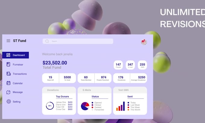 Do ui ux design, website, dashboard, mobile app ui ux design by Nadia ...