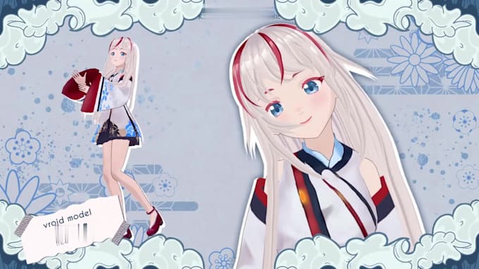 Draw and rig anime vtuber model, vtuber model, vroid model, live2d by ...