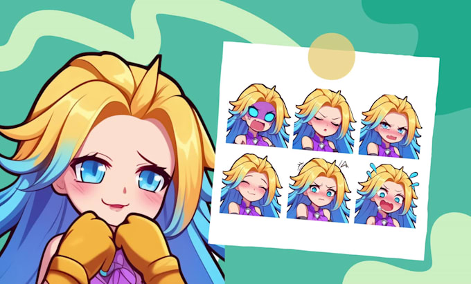 Create custom cutest emotes for twitch, kick, discord, vtuber, and ...