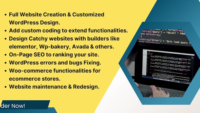 Fix wordpress website issues and errors by Iftikharkarim74 | Fiverr