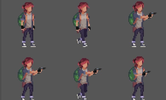 Quality 2d animation pixel art sprite sheet for your game by Expert ...