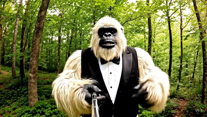 Use veo 3 to create viral bigfoot vlogs with ai videos storytelling by Silentcharacter | Fiverr