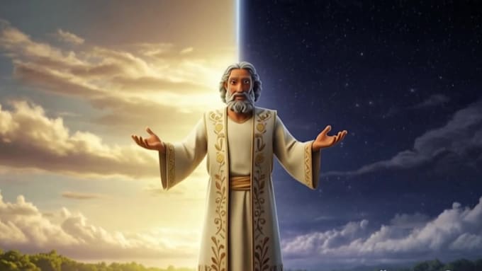 Do engaging 3d ai bible christian animation story history video runway ...