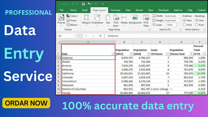 Do professional excel data entry, copy paste and web research by Dataentry879 | Fiverr