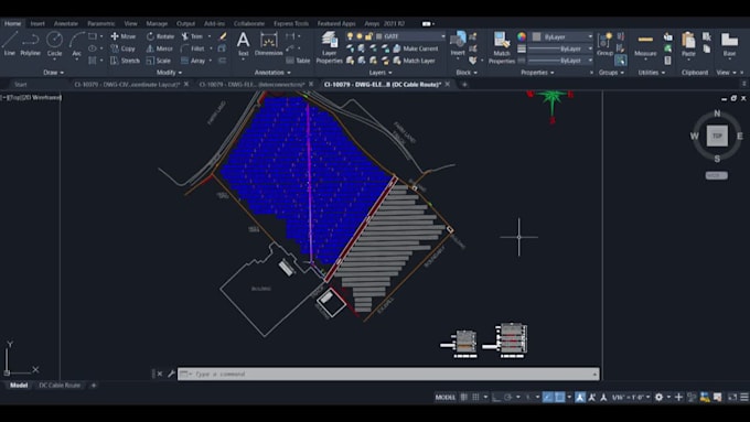 Design pv solar permit plans and single line diagram using autocad by ...