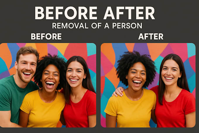 Photo editing remove people object removal distractions wires tourists ...