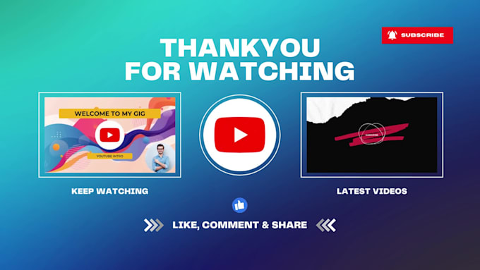 Create a youtube, podcast intro and outro logo animation by ...