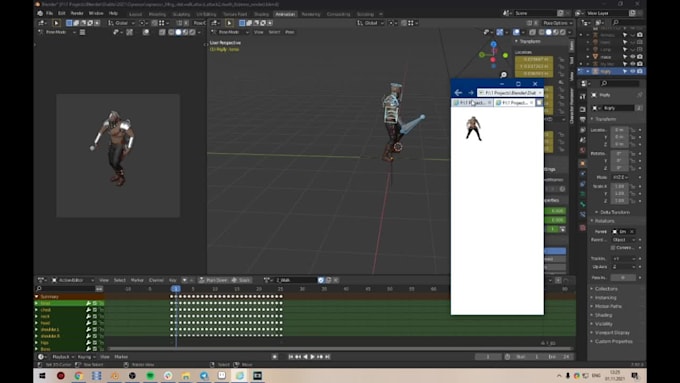 Do pixel character rig, animations like diablo 2 by Spiralv | Fiverr