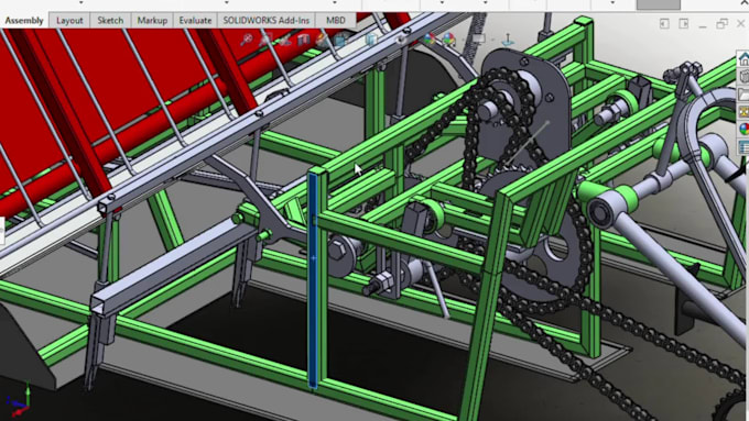 Do industrial machine design by solidworks by Bt_engineering1 | Fiverr