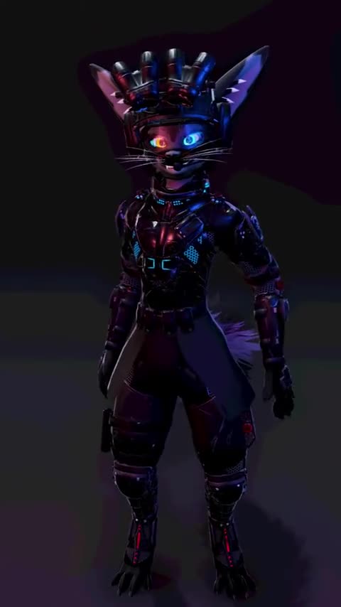 Create furry vrchat avatar character model with custom animation by ...