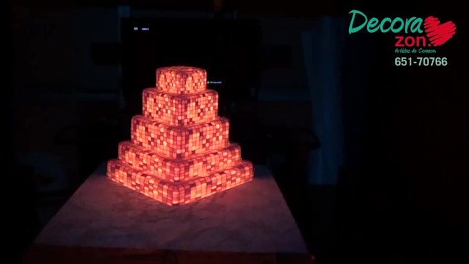 Wedding cake mapping animation by Luisfernet | Fiverr