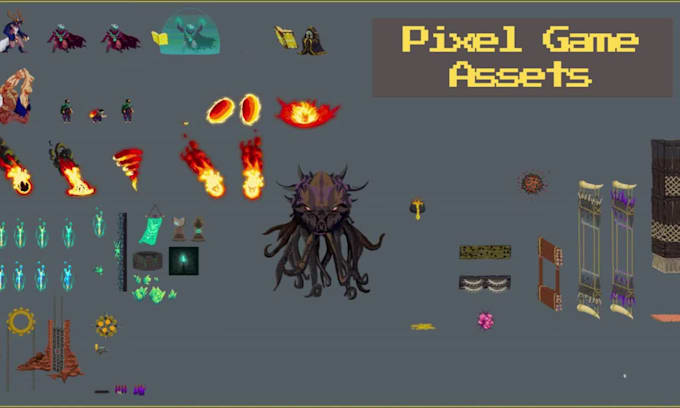 Pixel art game asset packs, tilesets, icons, and sprites for your 2d ...