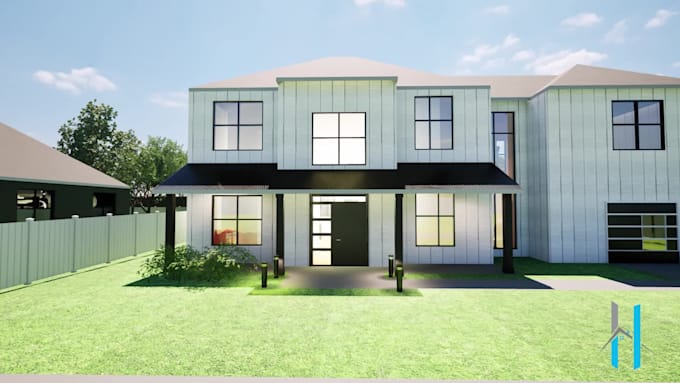 Create a 3d architectural animation walkthrough video by Harrisdrafting | Fiverr