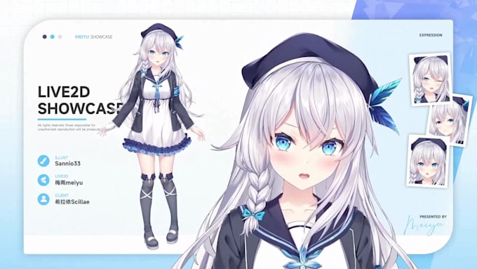 2d vtuber model, vtuber rigging, stream overlays, live2d model, live2d rigging