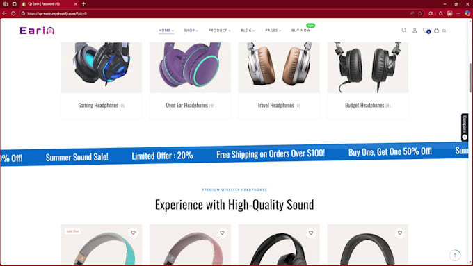 Design a professional shopify dropshipping store by Smh_sudio | Fiverr