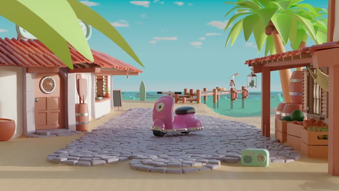 3d design a custom stunning screensaver loop by Precession3d | Fiverr