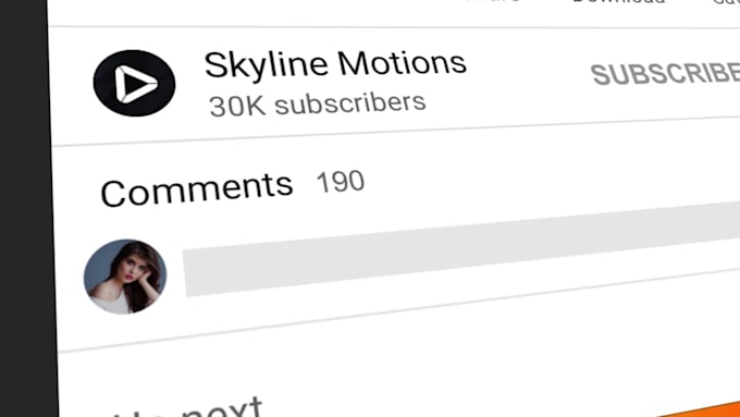 Create subscribe animation mobile version by Skylinemotions | Fiverr