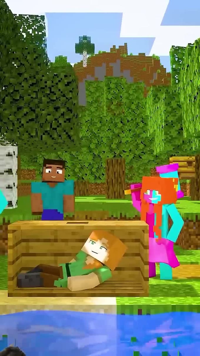 Make high quality 3d minecraft short, minecraft animation, 3d animation ...