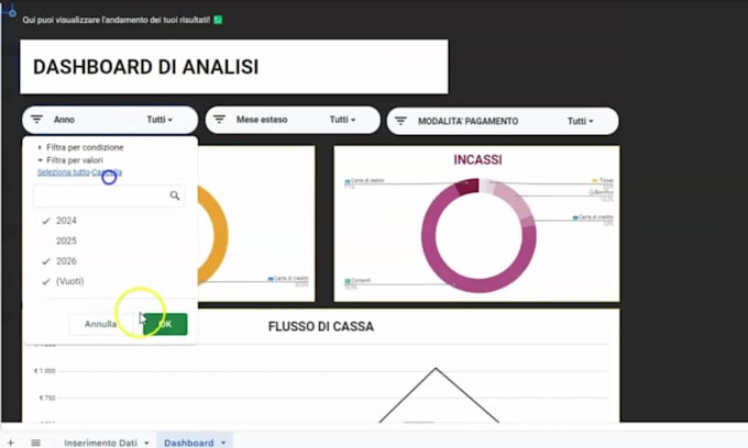 Create, optimize and fix excel and google sheet dashboards and tables by Beatricealb | Fiverr