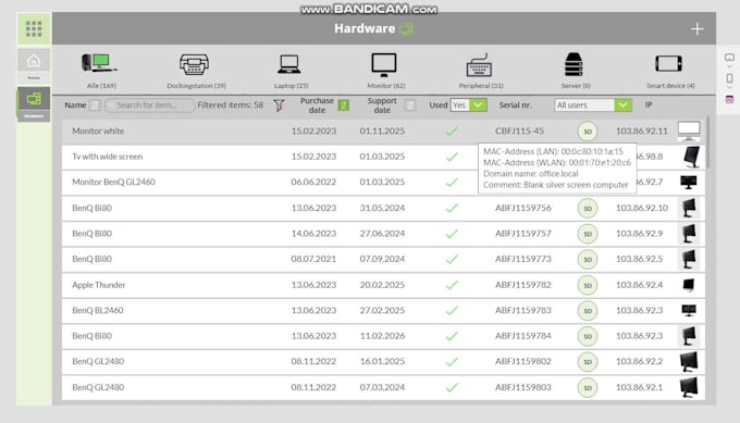 Sell this asset inventory hardware powerapps app as template by Silvia ...
