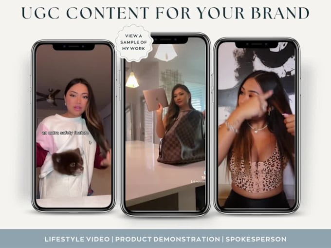 Create tiktok ugc videos for your brand user generated content by Kriskaysid | Fiverr