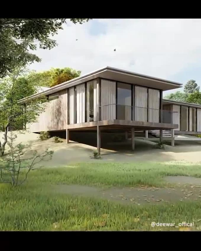 Do architectural rendering with detailed environment by Irnainhaider | Fiverr