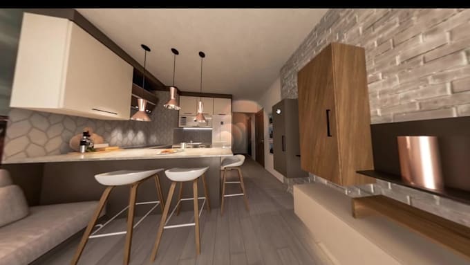 Create 3d architectural interior 360 panoramic vr renders by Mrhtmz ...