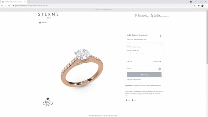 Develop 3d product configurator for cms websites, webgl, threejs ue4 ...
