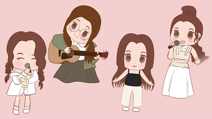 Do cartoon style icons by Cslchristy | Fiverr