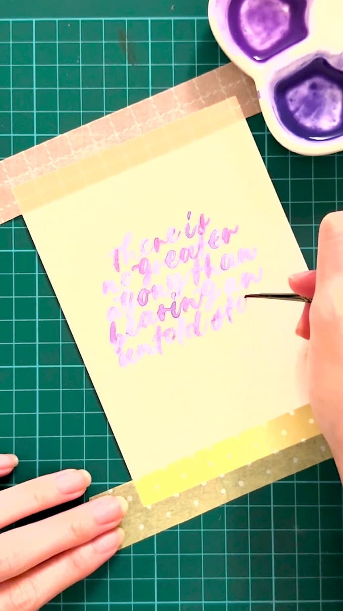 Create beautiful brush pen calligraphy with any words by Natalettes ...