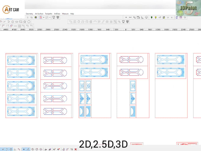 Create 2d and 3d carving designs for cnc machines in artcam, jdpaint by ...