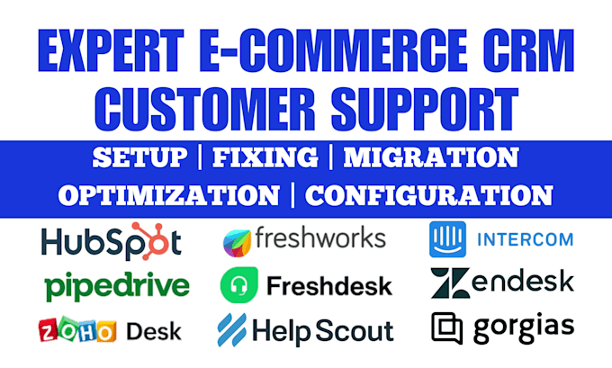 Setup zendesk hubspot gorgias fresh desk intercom pipedrive zoho ...