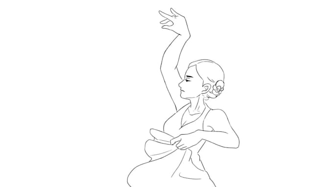 Flipaclip traditional 2d animation 2d pencil drawing frame by frame ...