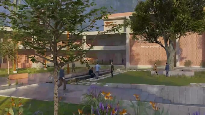 Design 3d building model and make realistic render by Turjo_mahbub | Fiverr