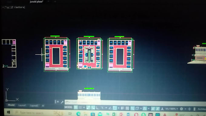 Design two dimensional plan ,column layout ,interior design, sanatory ...