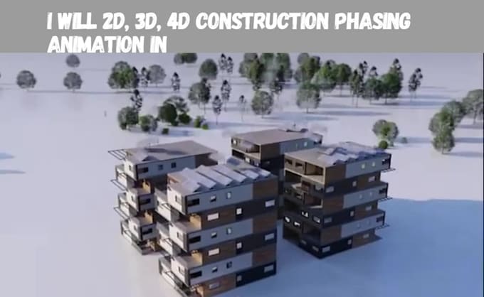 2d, 3d, 4d construction phasing animation interior, exterior building ...