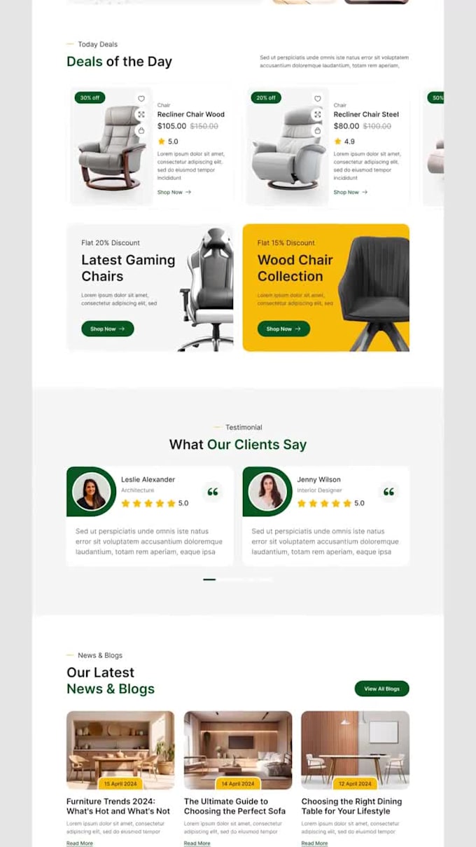 Do figma website design, website ui ux design figma design ui ux design ...