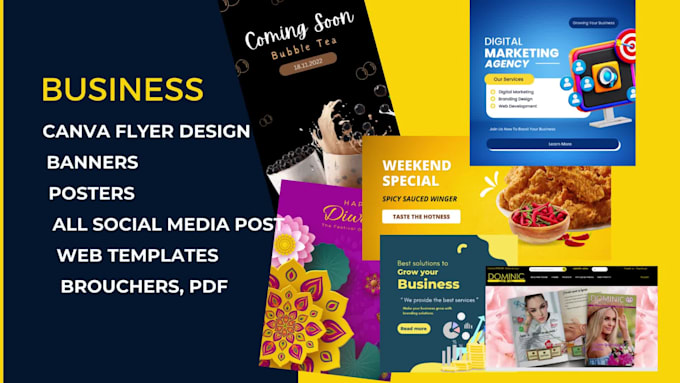 Design attractive canva flyers design, banners, brochures by ...