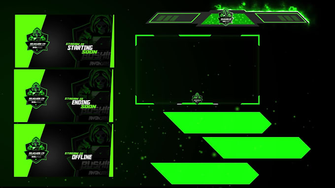 Craft animated twitch overlays by Palettegraphic | Fiverr