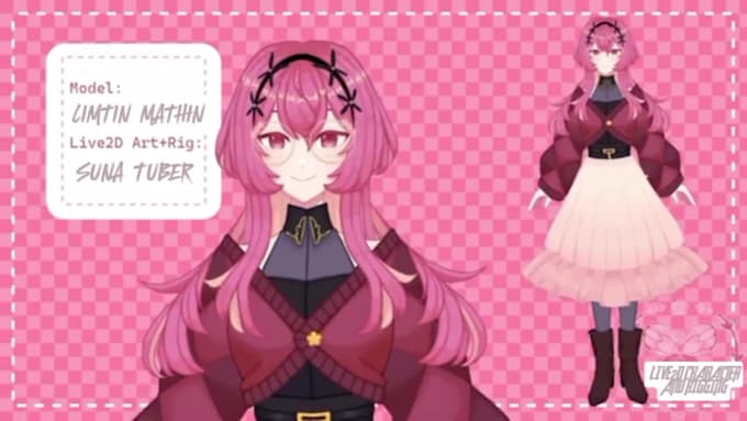 Design and rig live2d vtuber, pngtuber character model, facerig for ...