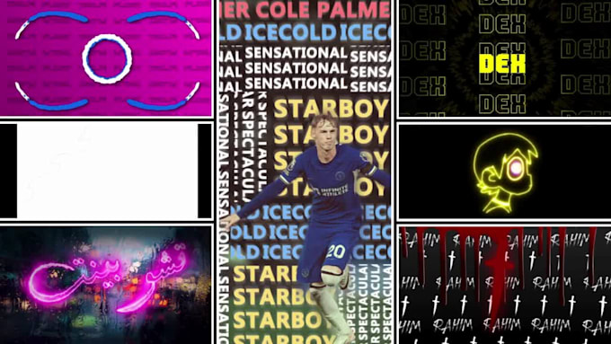 Create a custom motion graphics animated logo, typography by Oxama ...