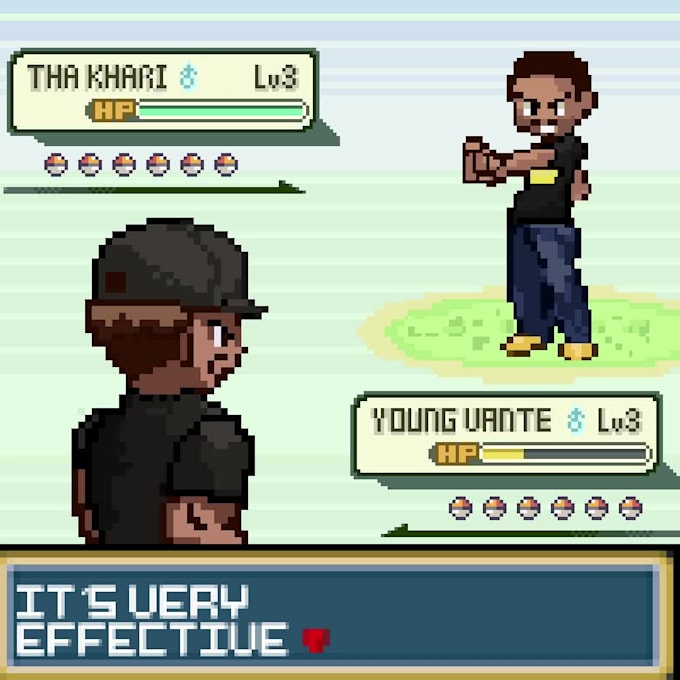 Pixel art style fan art gifs