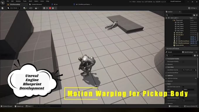 Do unreal engine blueprint development scripting and game mechanics for ue4 ue5 by Gamr_ree | Fiverr