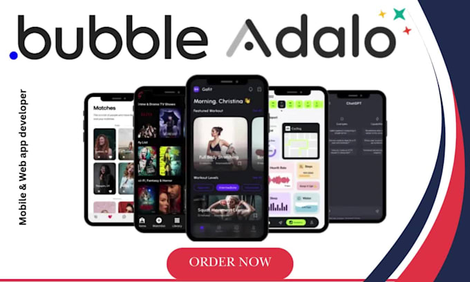 Design Bubble Io Adalo Glide Flutterflow Web App Website Saas Mvp