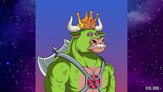 Draw awesome nft art collection with 100 1k 10k nfts by Hend_draw | Fiverr