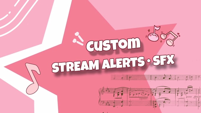 Create custom stream alerts for you by Prodrakee | Fiverr
