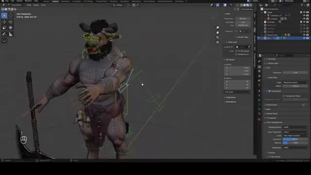 Do rigging, skinning, accessories and blendshapes for 3d model vrml by Leocryp | Fiverr