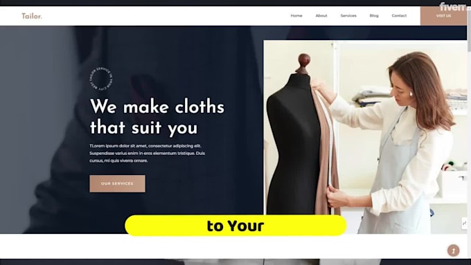 Design redesign, revamp, clone wordpress website development using elementor pro by Babar267 ...