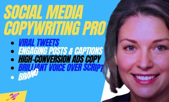 Write powerful social media copy, captions, posts, ad copy, voiceover scripts by Ocelotpro | Fiverr